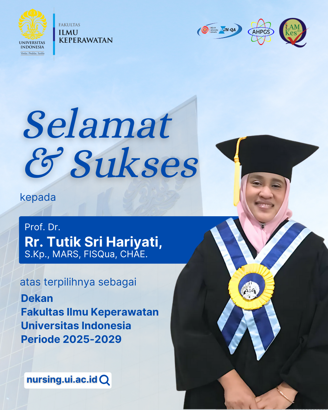 Prof. Dr. Rr. Tutik Sri Hariyati Terpilih sebagai Dekan Fakultas Ilmu ...